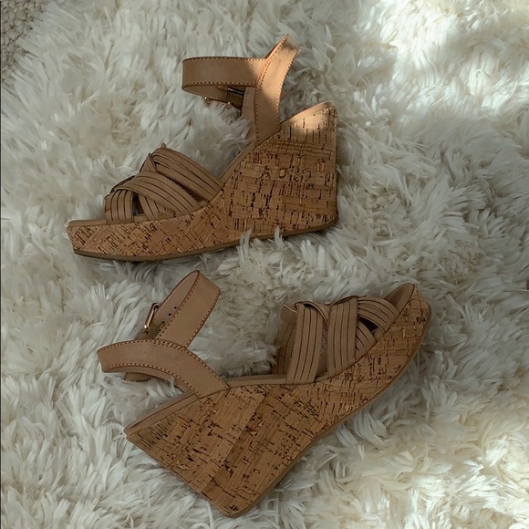 Michael | Shoes | Micheal Wedge Sandals | Poshmark